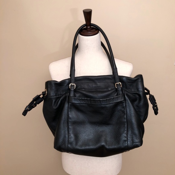 kate spade | Bags | Kate Spade Westbury Bess Pebbled Black Leather Bag ...